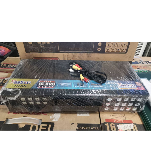 Astron Titan DVD/USB Player Karaoke System (w/ Remote) | HMR Shop N' Bid