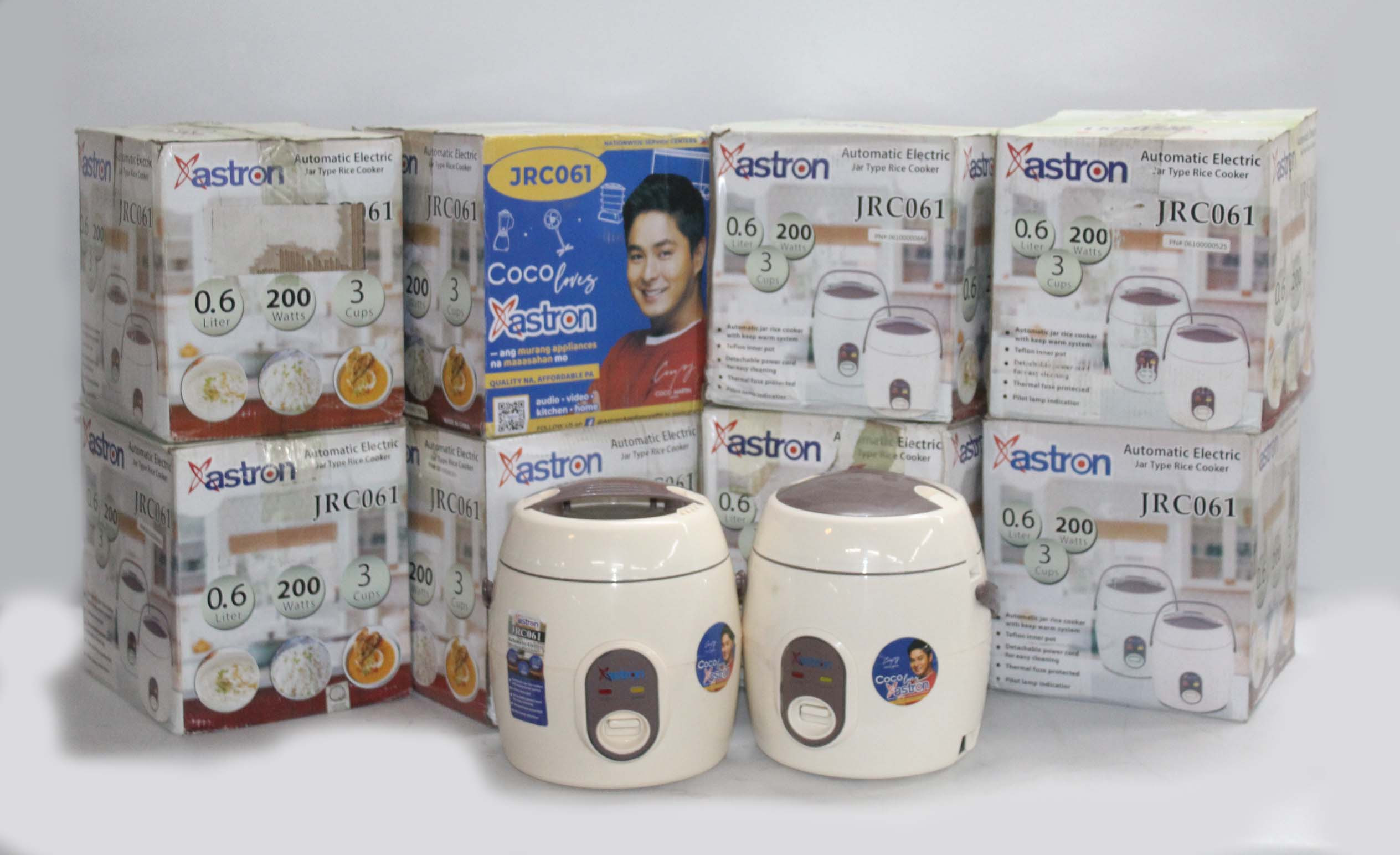 Astron 0.6L Jar Type Rice Cooker JRC061 / 10-Units - Astron 0.6L Jar ...