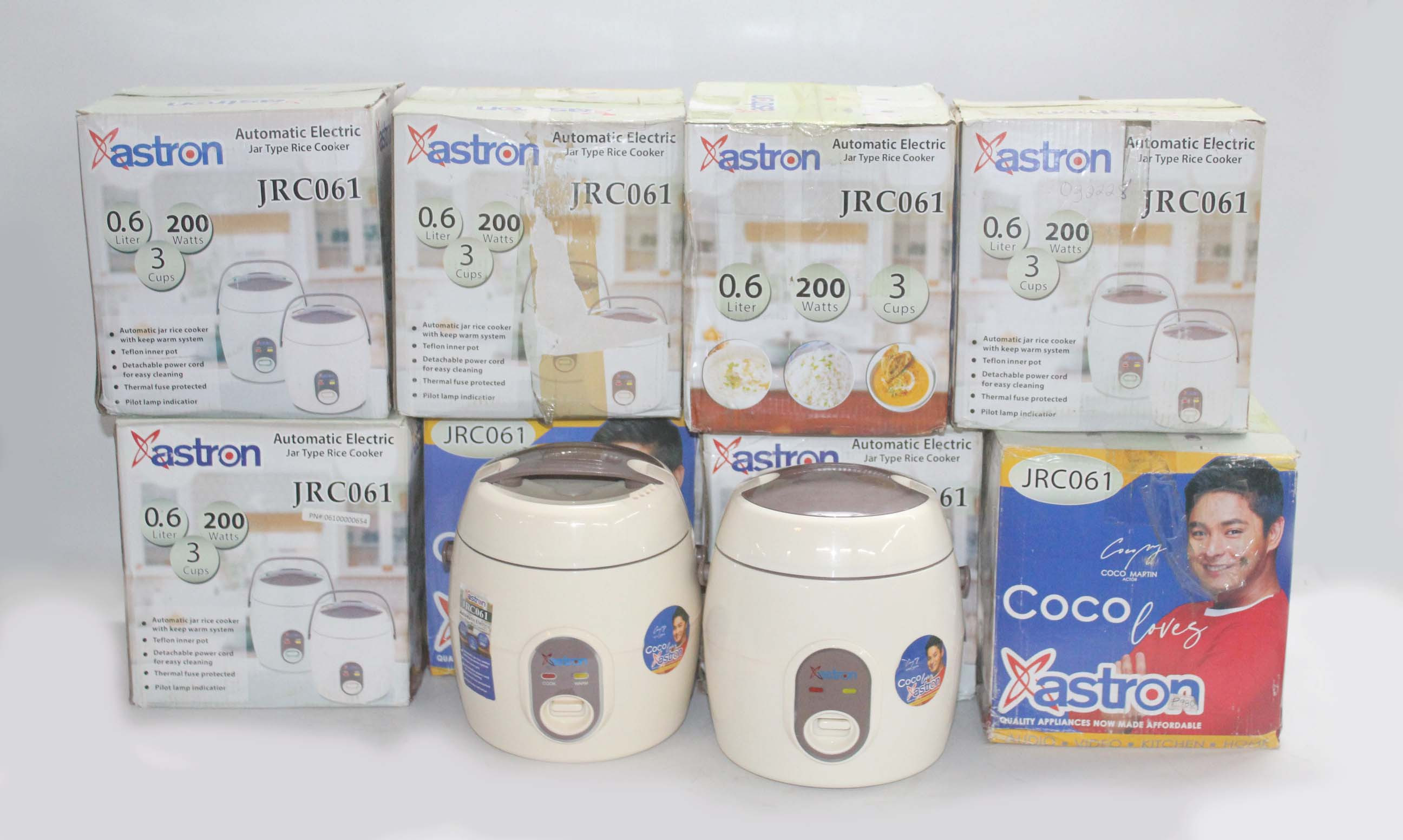 Astron 0.6L Jar Type Rice Cooker JRC061 / 10-Units - Astron 0.6L Jar ...