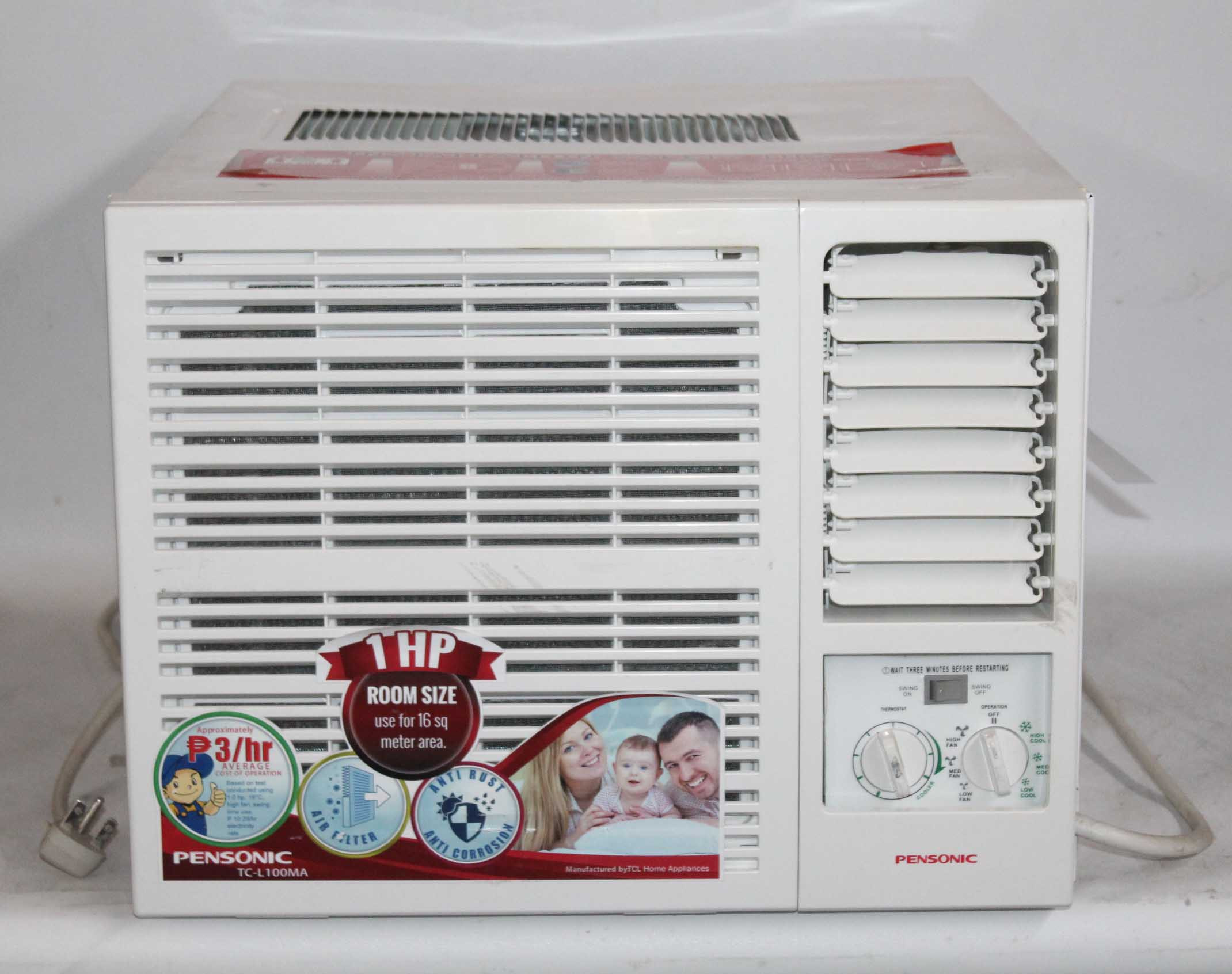 Pensonic 1-HP Window Type Air Conditioner TC-L100MA - Pensonic 1-HP ...