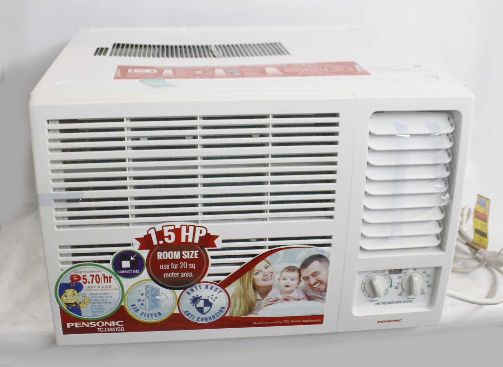 Pensonic 1.5HP Window Type Air Conditioner TC-LMA150 - Pensonic 1.5HP ...