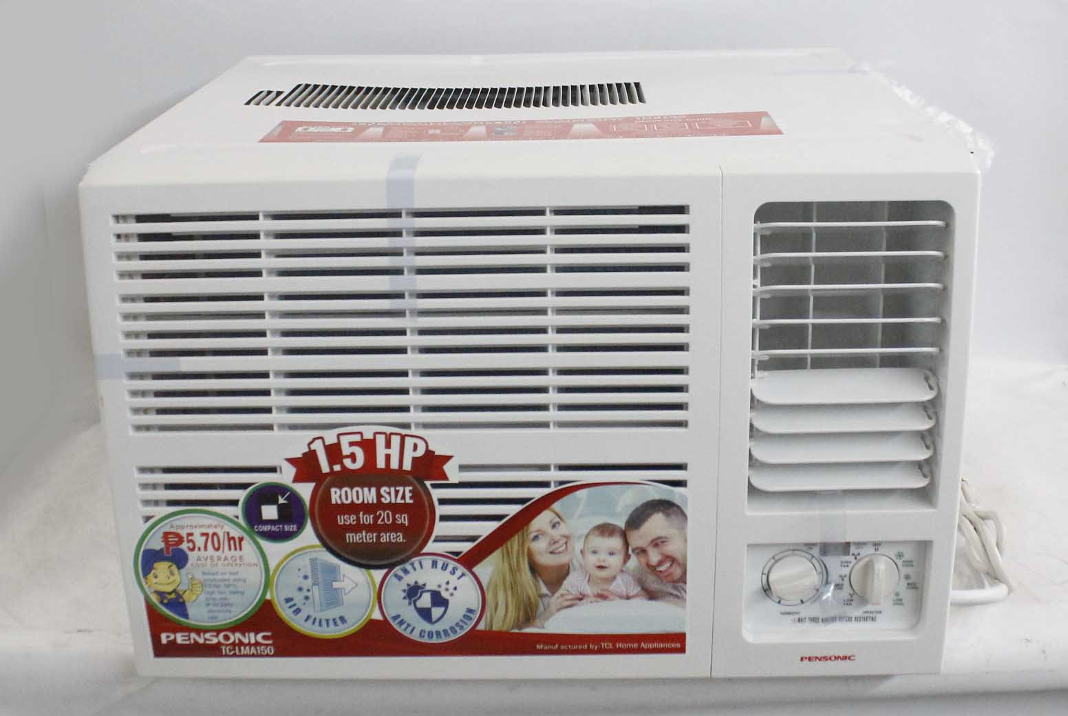 Pensonic 1.5HP Window Type Air Conditioner TC-LMA150 — Lot 3 | HMR Shop ...