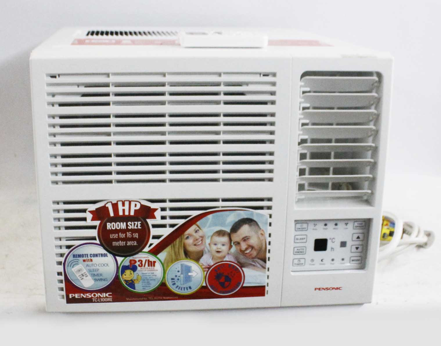 Pensonic 1HP Window Air Conditioner TC-L100RE - Pensonic 1HP Window Air ...