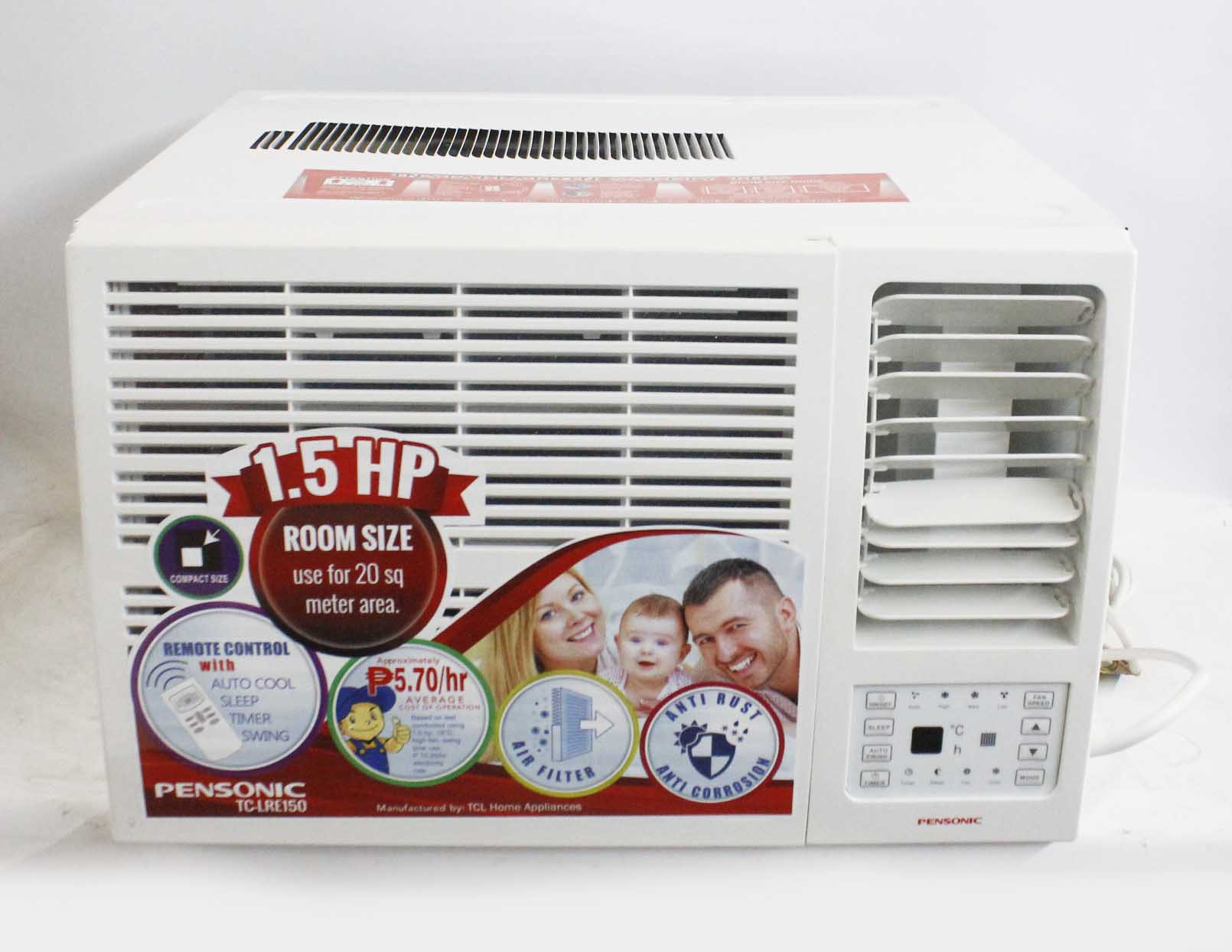 Pensonic 1.5HP Window Type Air Conditioner TC-LRE150 - Pensonic 1.5HP ...