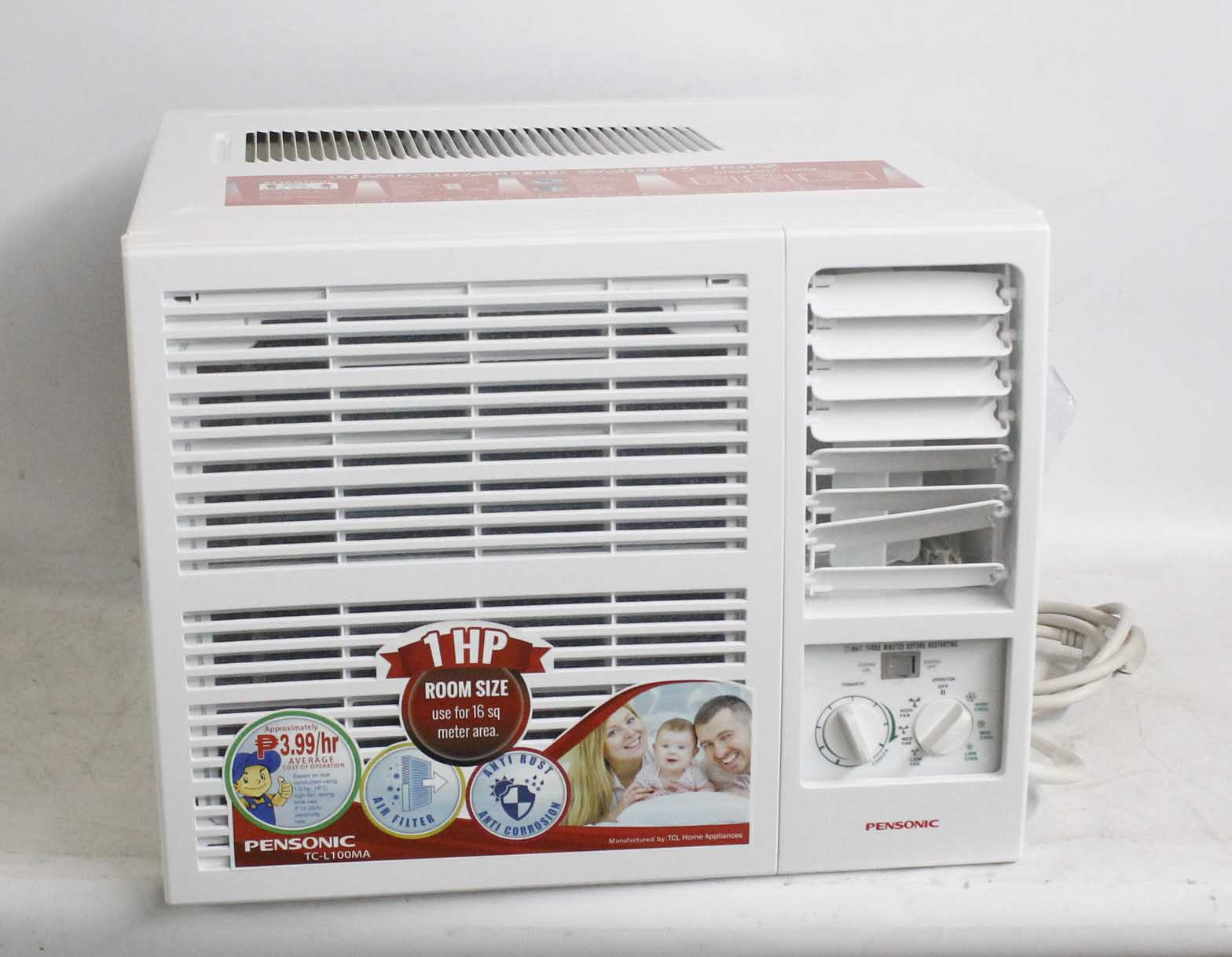 Pensonic 1HP Window Air Conditioner TC-L100MA - Pensonic 1HP Window Air ...