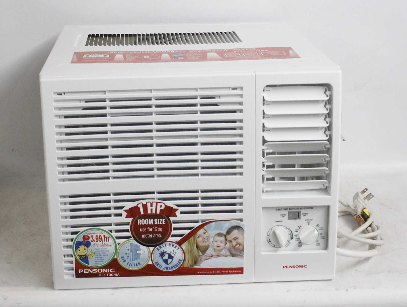 Pensonic 1HP Window Air Conditioner TC-L100MA - Pensonic 1HP Window Air ...