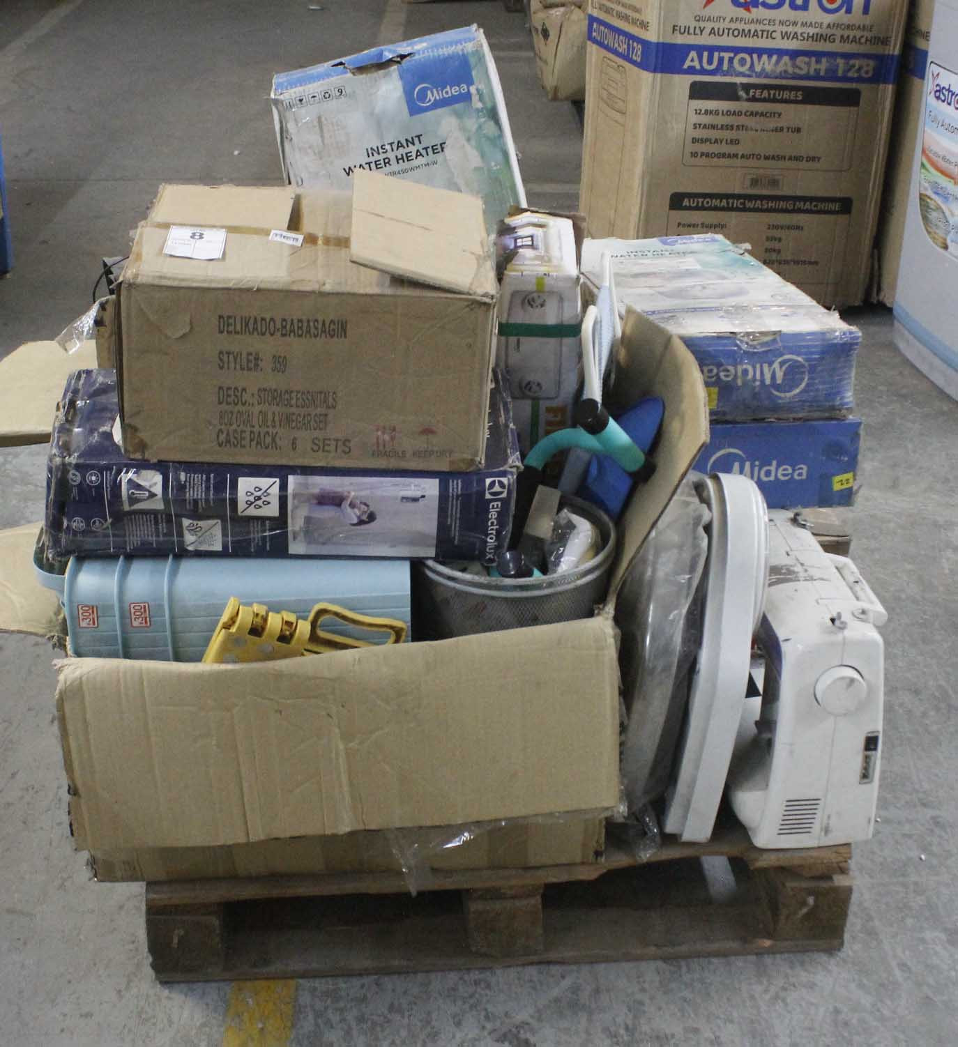 Water Heater, Sawing Machine, Air Fryer, Emergency Lights and Assorted ...