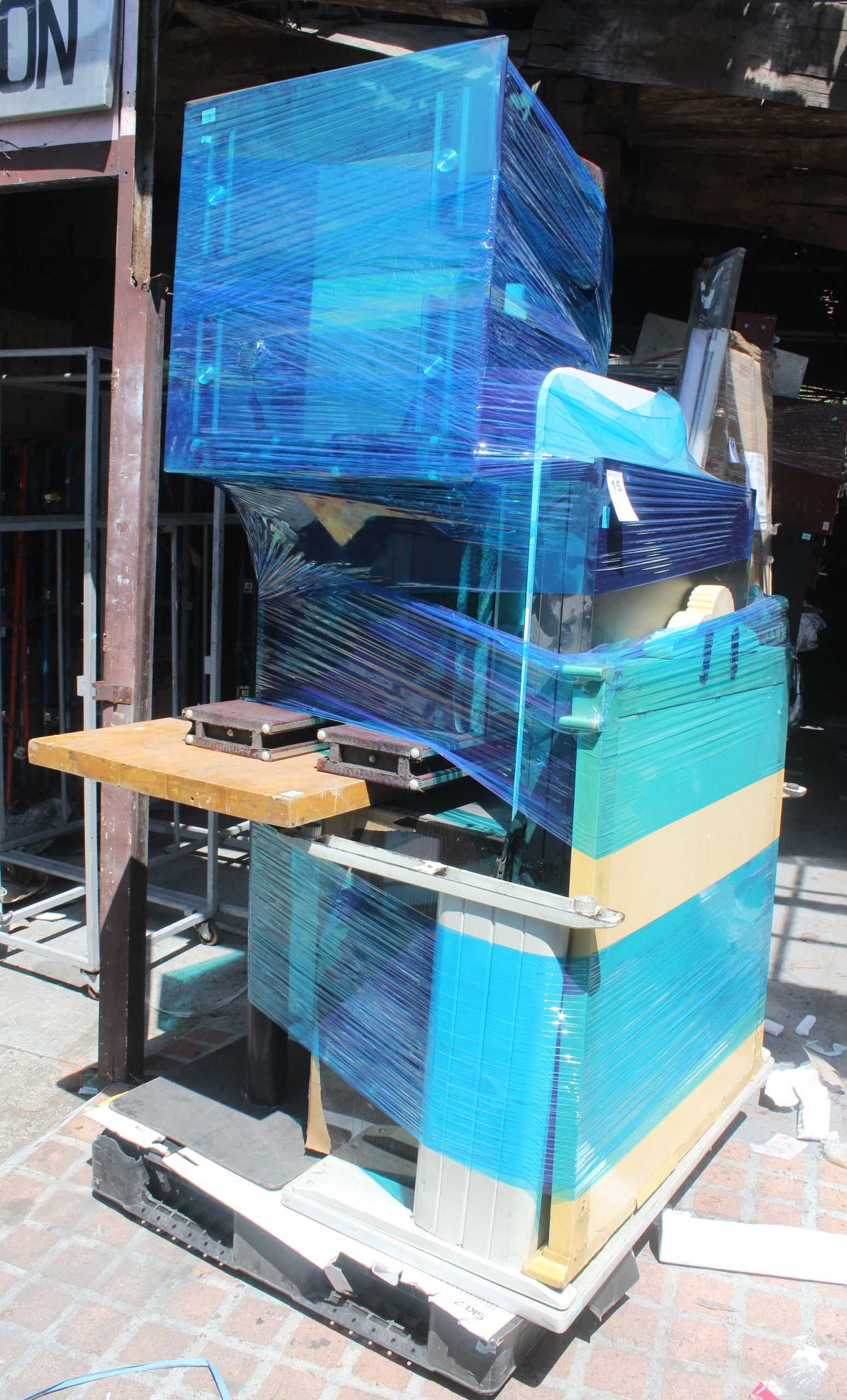 Dining Table, Glass Top Center Table, Folding Tennis Table and Assorted ...
