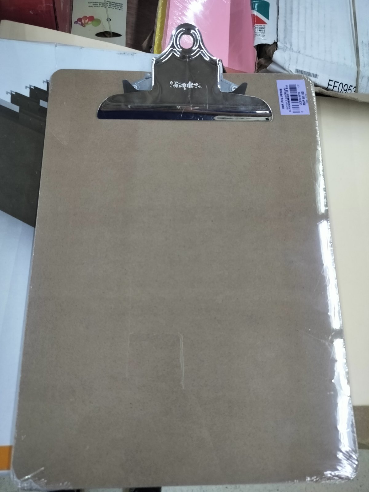 Staples Butterfly Hardboard Clipboard | HMR Shop N' Bid