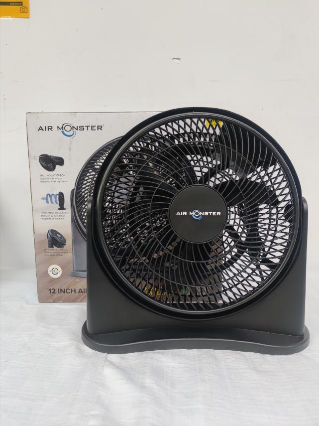 Air Monster Air Circulator 12" 220v | HMR Shop N' Bid