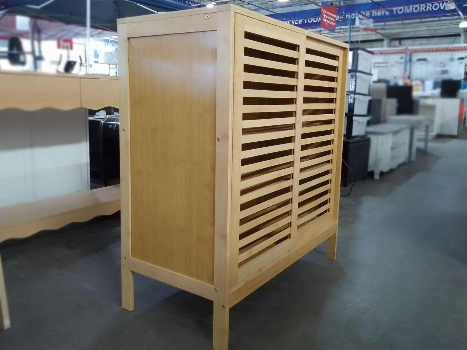 Anko Bamboo Shoe Cabinet 43019526 | HMR Shop N' Bid