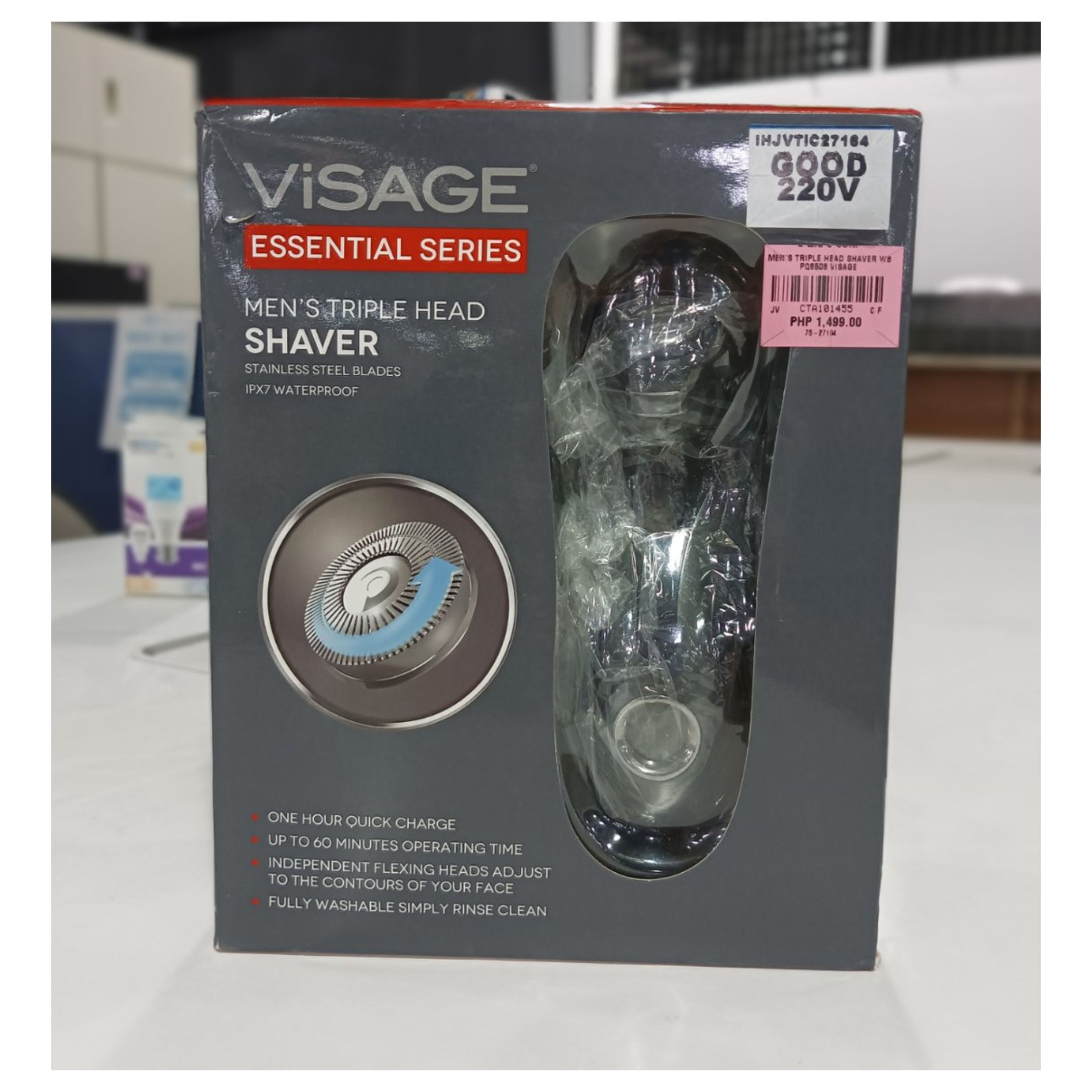 Visage Men's Triple Head Shaver PQ8508 | HMR Shop N' Bid
