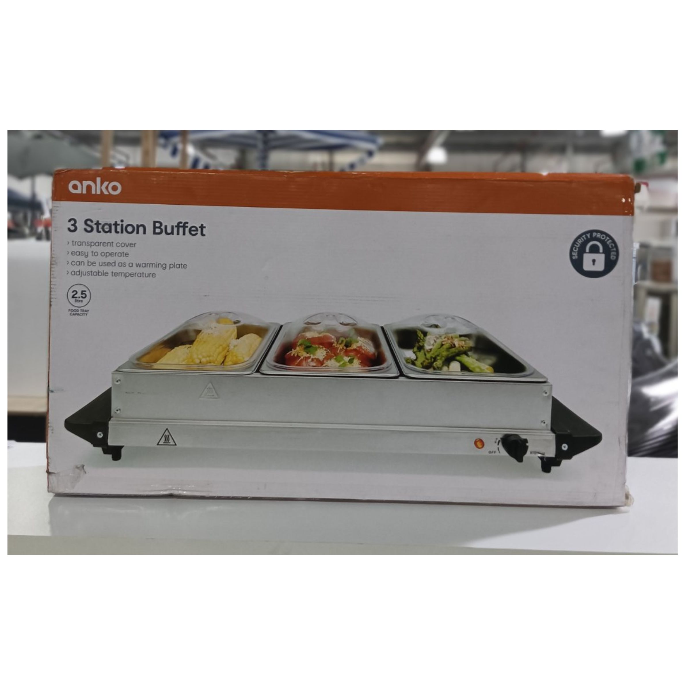 Anko 3 Station Buffet TK-0821B | HMR Shop N' Bid