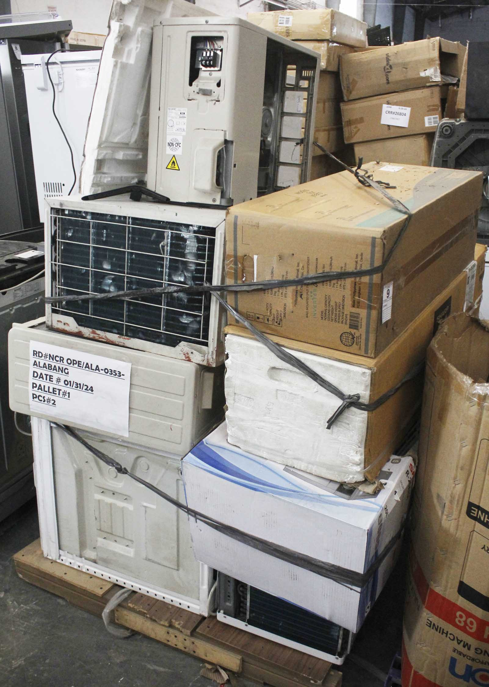 Sharp Window Type Aircon, Microwave Oven, Split Type Aircon Outdoor and ...