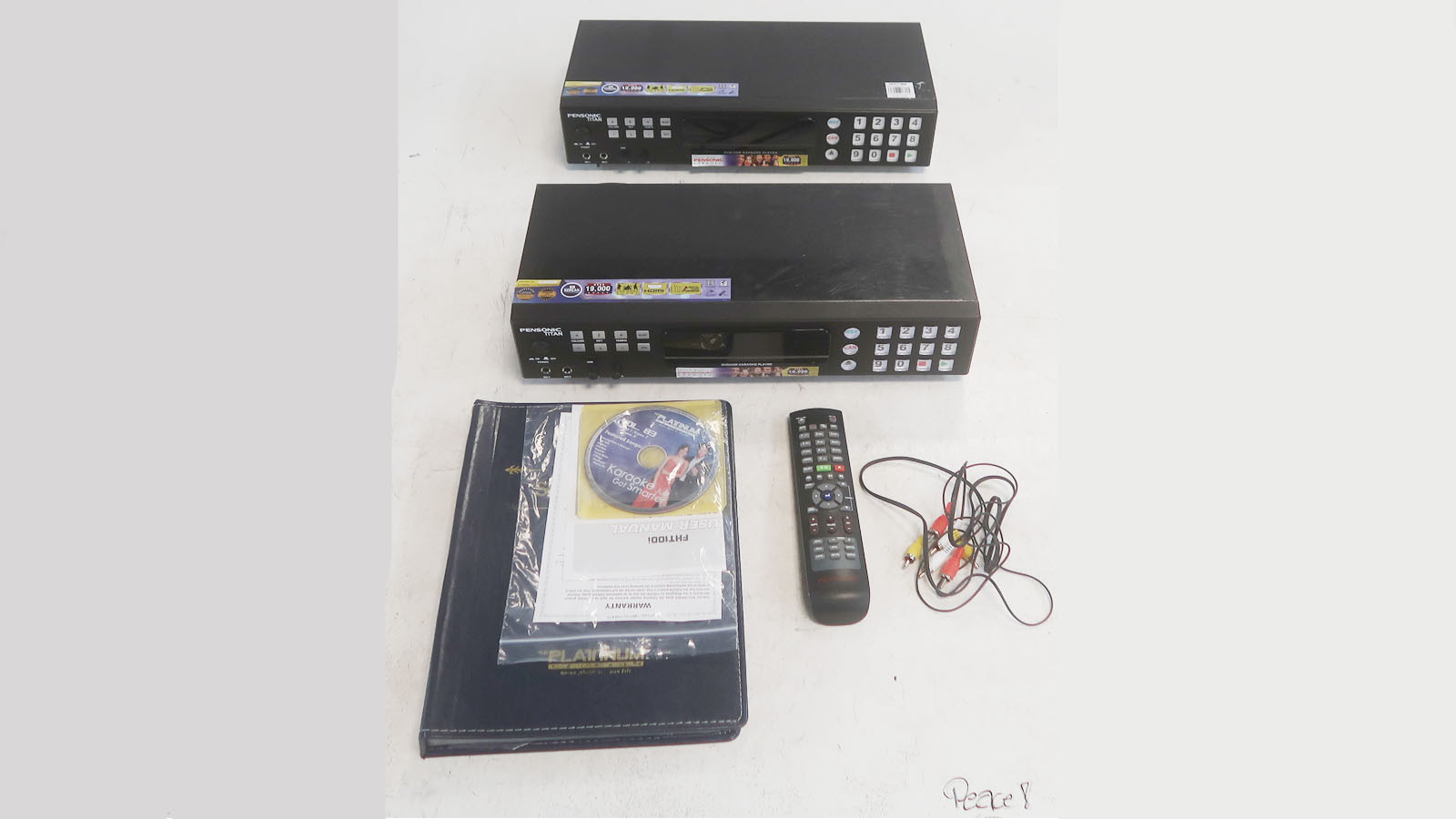 Pensonic Dvd/Usb Player Karaoke System/ 2Pcs As 1 Lot - Pensonic Dvd ...