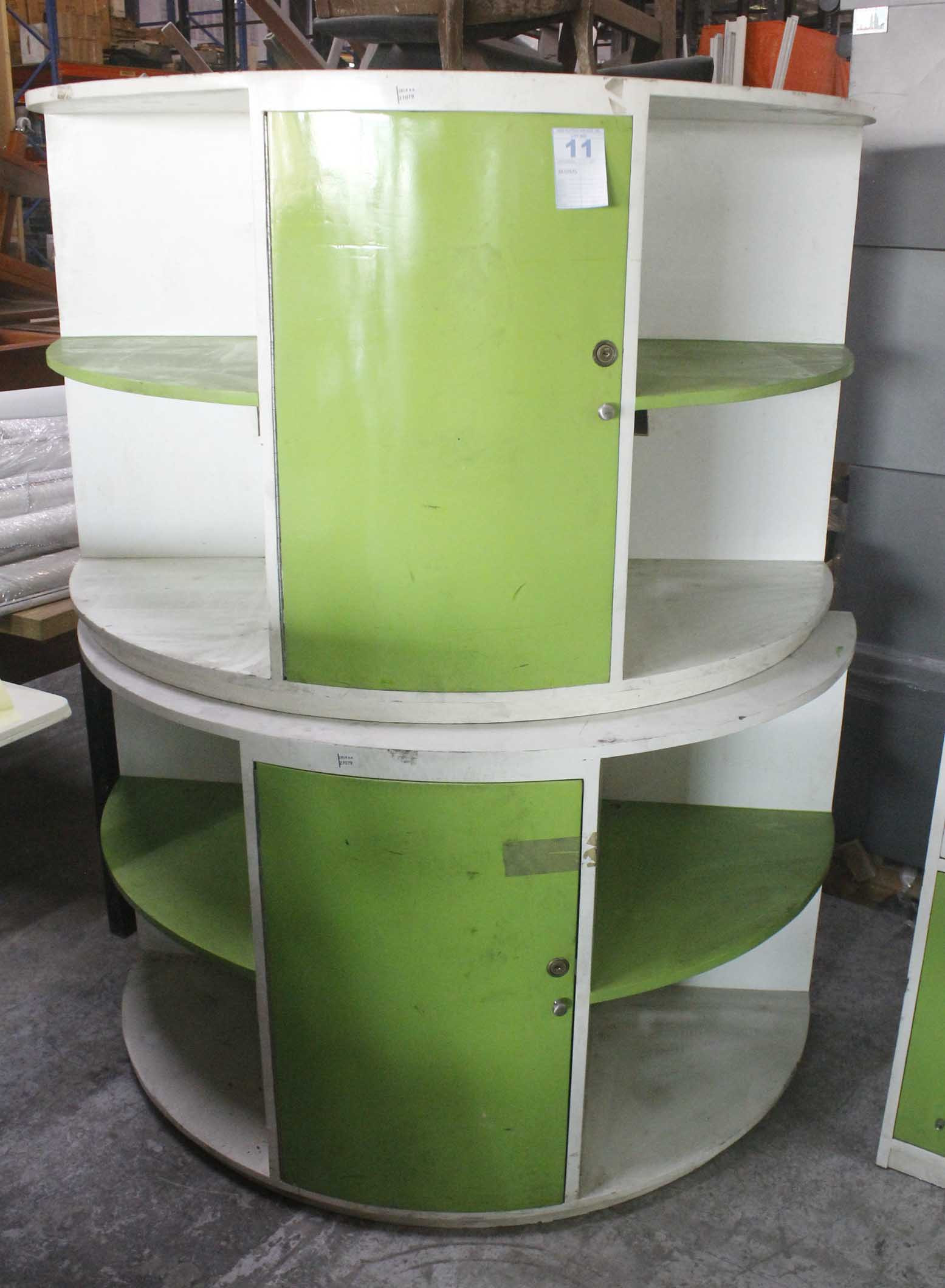 Half Circle TV Stand/Cabinet (2pcs) - Half Circle TV Stand/Cabinet ...