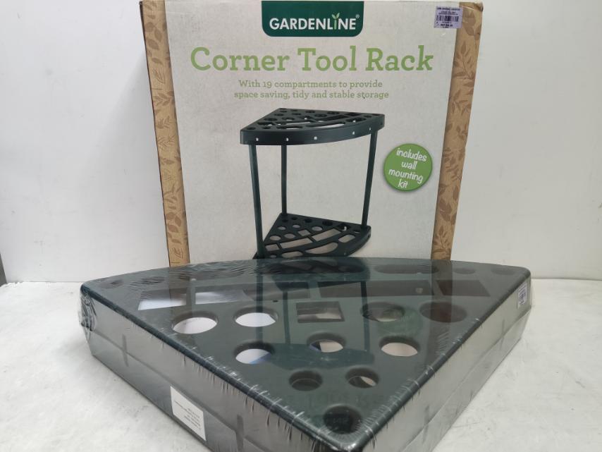 Gardenline Corner Tool Rack 43X43X60CM (Sealed) | HMR Shop N' Bid