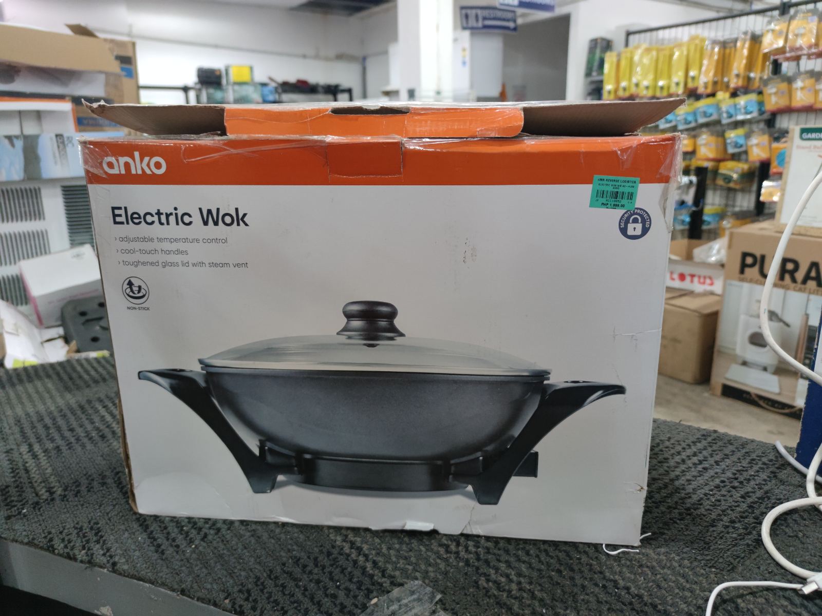 Anko Electric Wok | HMR Shop N' Bid