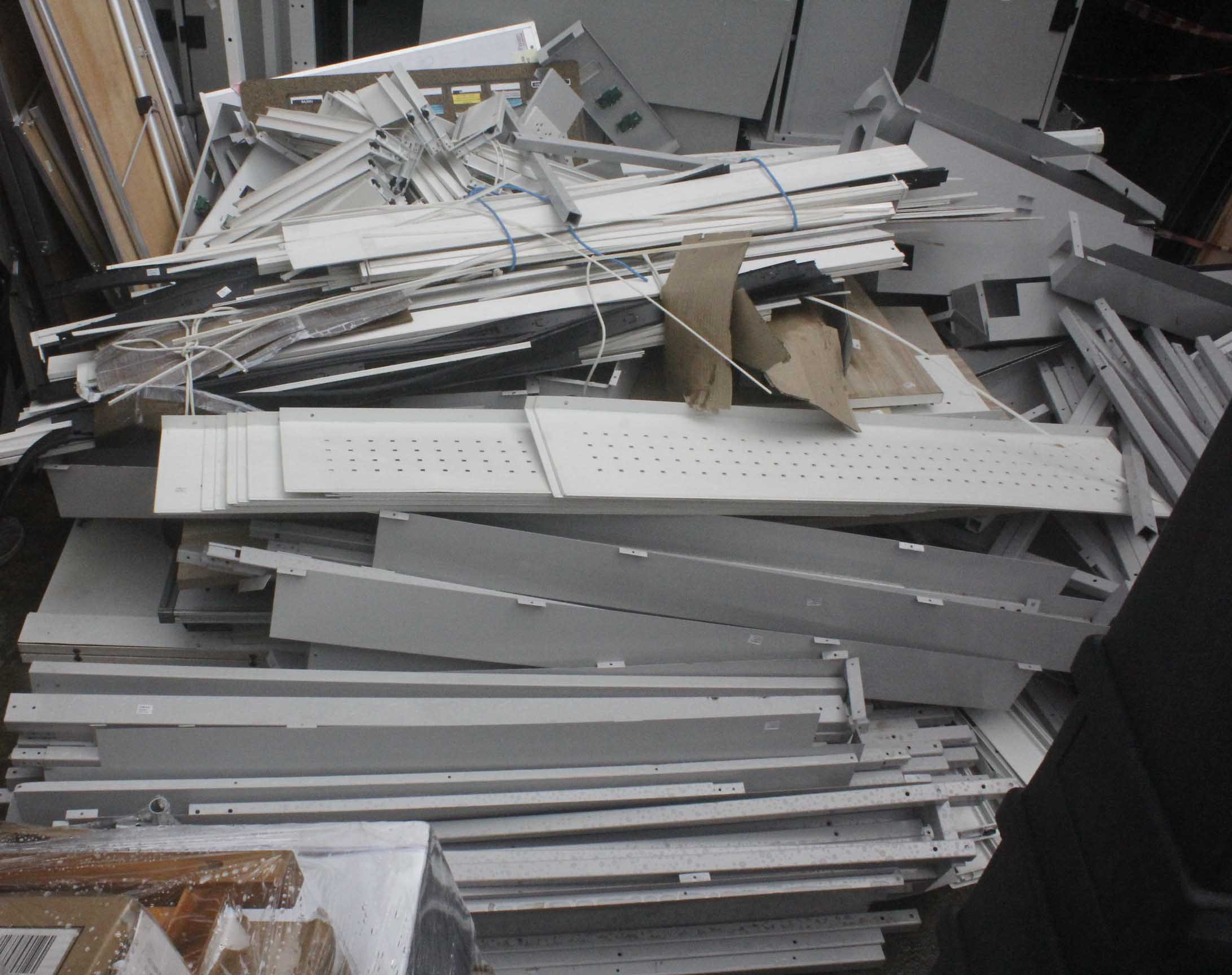 Plastic Trash Bin, White Board, Steel Cabinet, Partitions, Table Tops ...