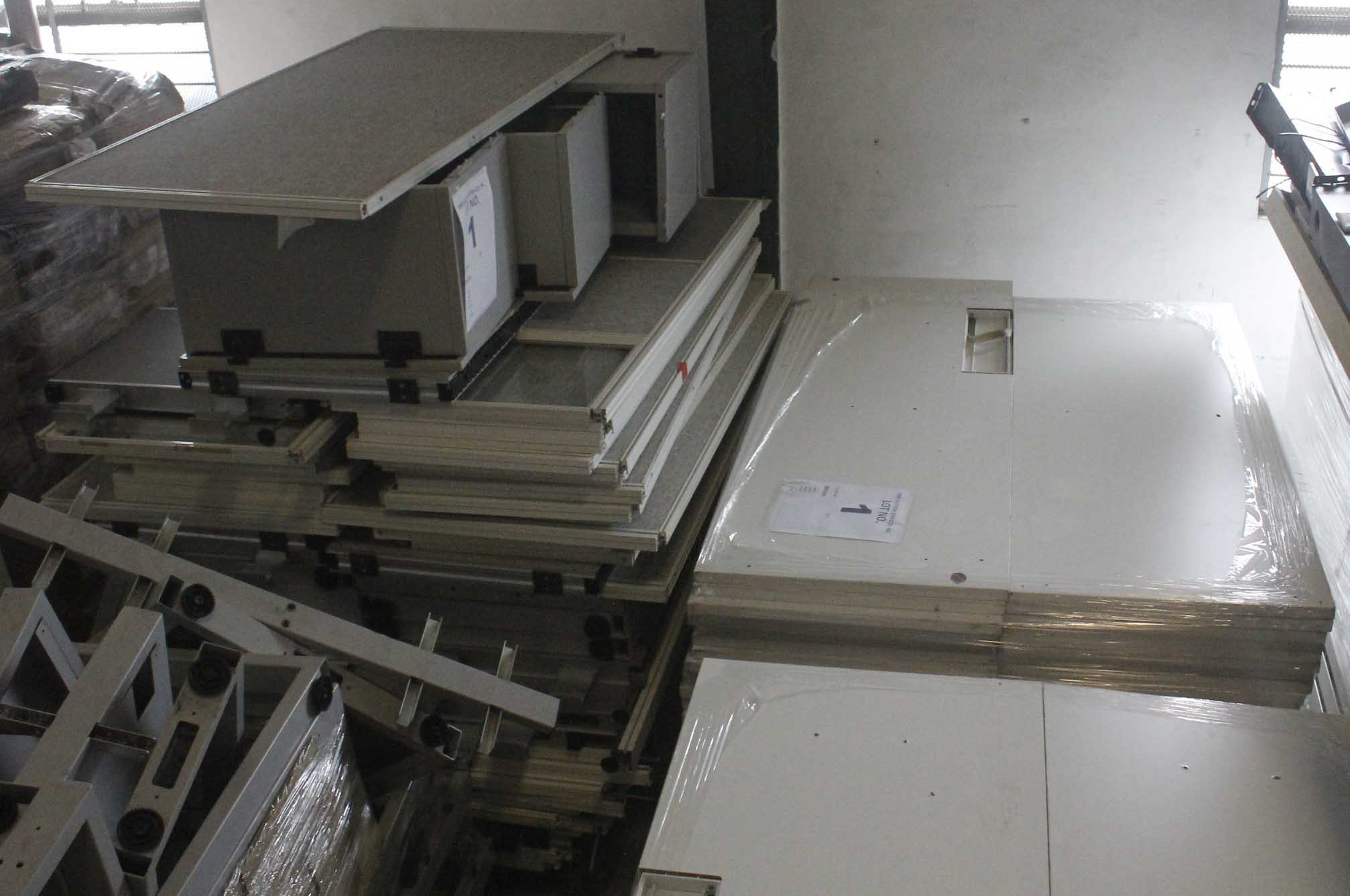 Plastic Trash Bin, White Board, Steel Cabinet, Partitions, Table Tops ...