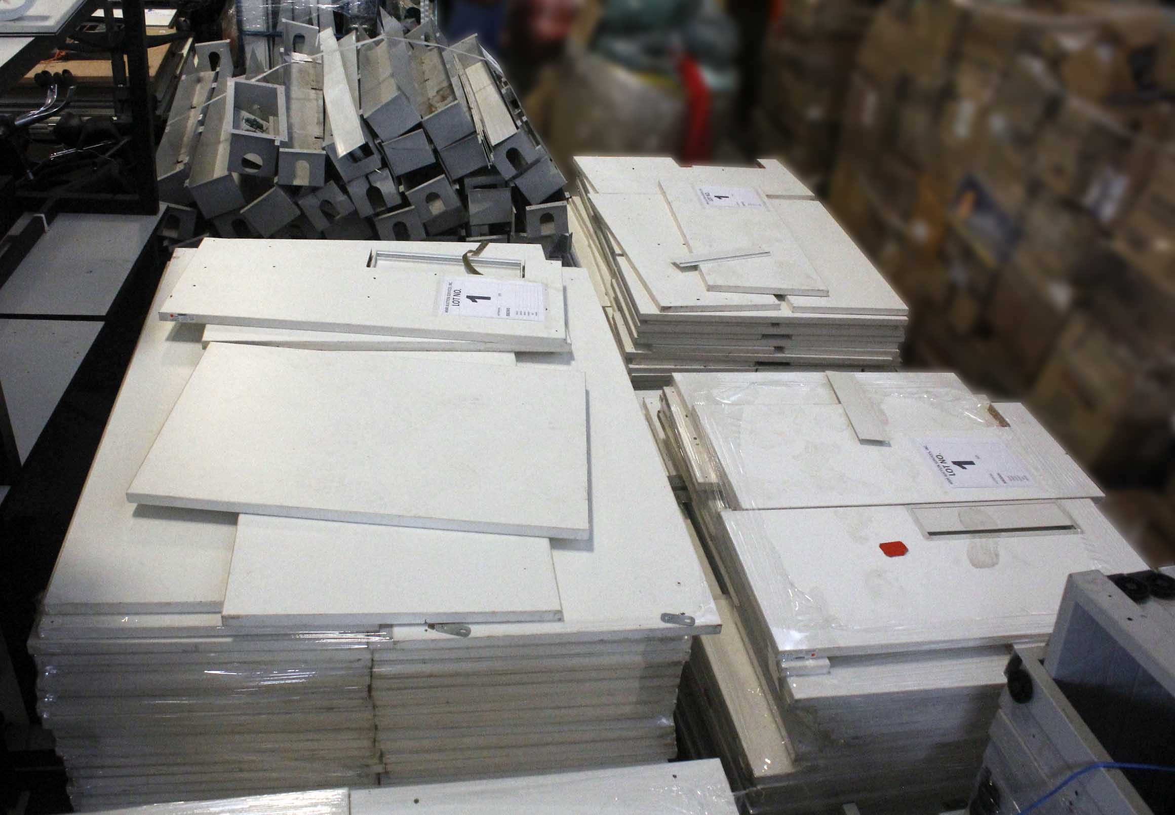 Plastic Trash Bin, White Board, Steel Cabinet, Partitions, Table Tops ...