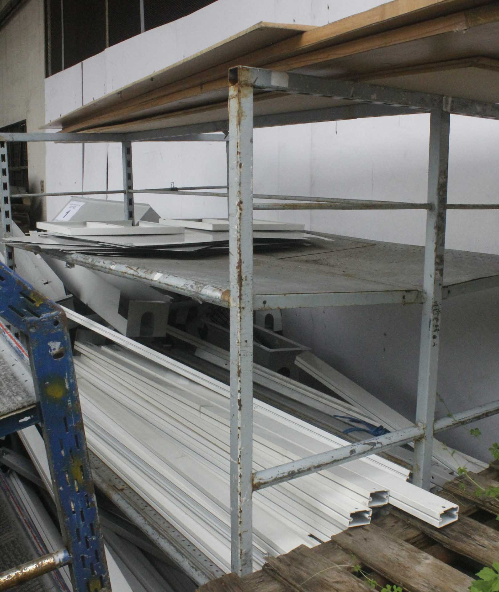 Steel Cabinet, Trash Bin, Partitions, Round Table and Assorted ...