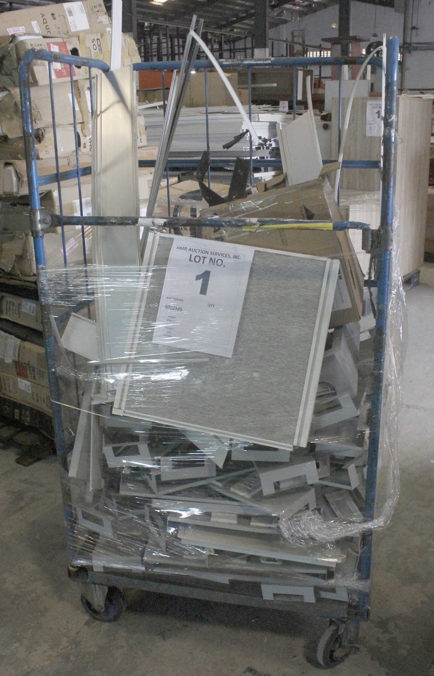 Steel Cabinet, Trash Bin, Partitions, Round Table and Assorted ...
