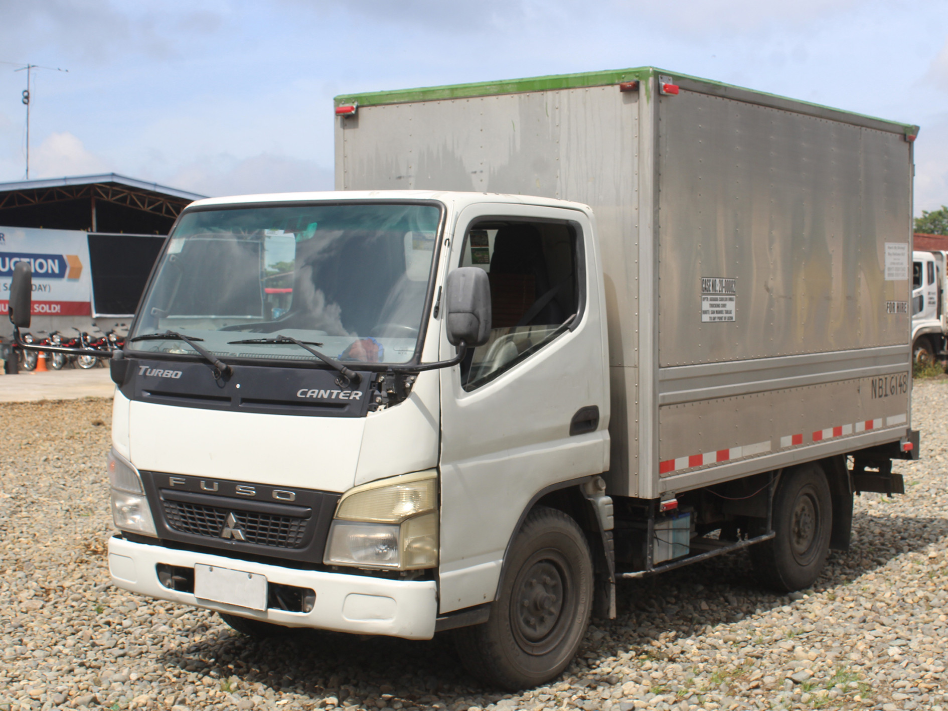 2017 Mitsubishi Canter FE71 C/C 4X2 4W Aluminum Van Truck | NBI6148 ...