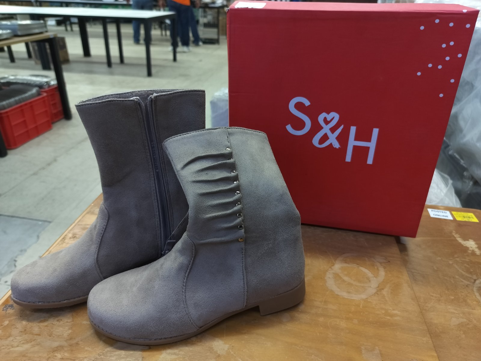 S & H Shoes Boots Adult Size 35 | HMR Shop N' Bid