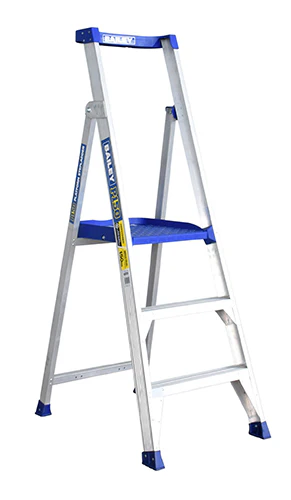 Bailey Alum Platform Step Ladder 3 step | HMR Shop N' Bid