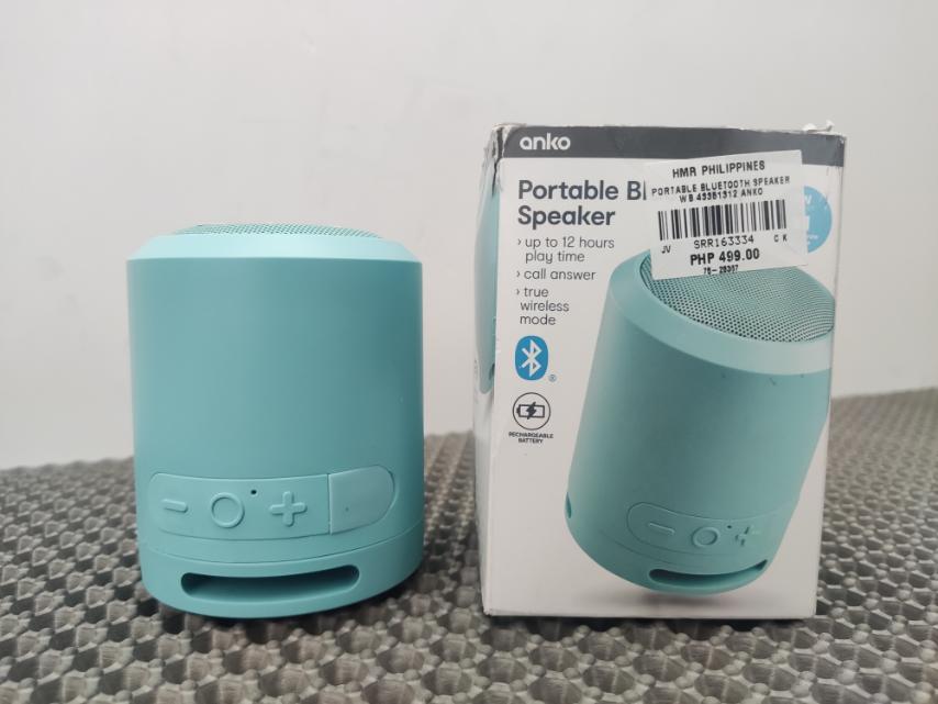 Anko Portable Bluetooth Speaker 43351312 | HMR Shop N' Bid