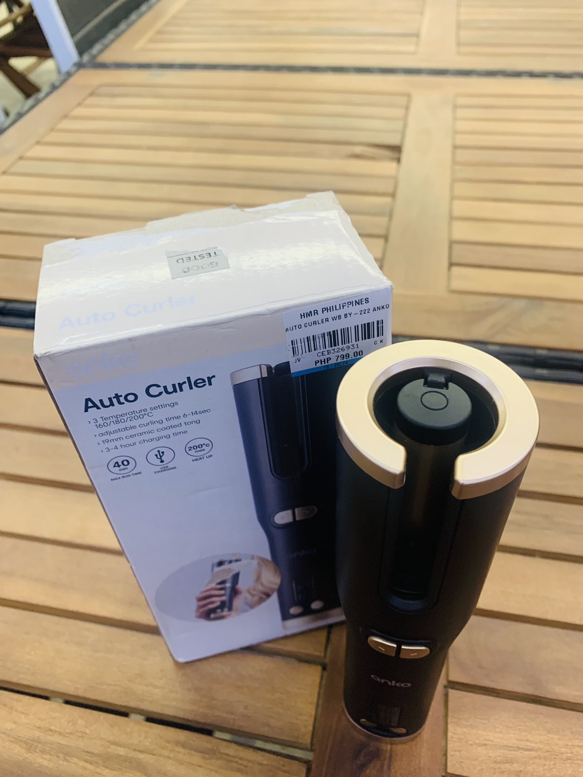 Anko Auto Curler With Box BY-222 | HMR Shop N' Bid