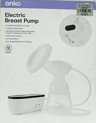 Anko Electric Breast Pump Wb 42963097 | HMR Shop N' Bid