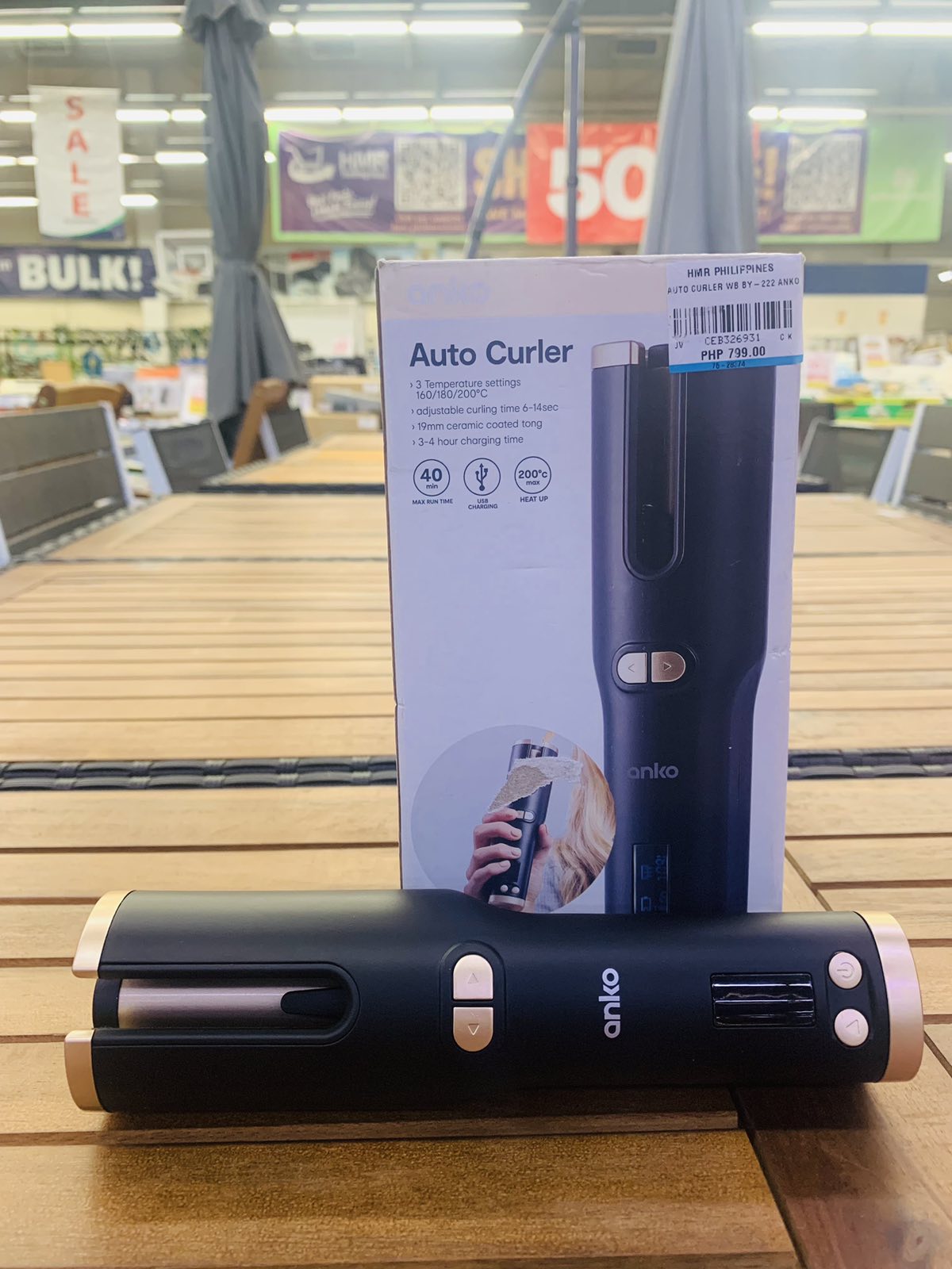 Anko Auto Curler With Box BY-222 | HMR Shop N' Bid