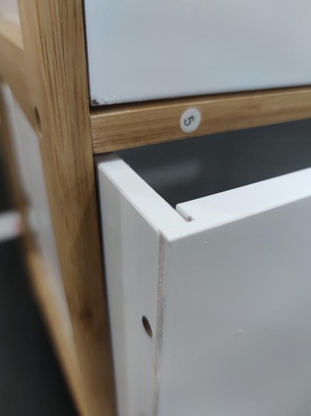 Anko Bamboo & White 3 Draw Unit 43274871 | HMR Shop N' Bid