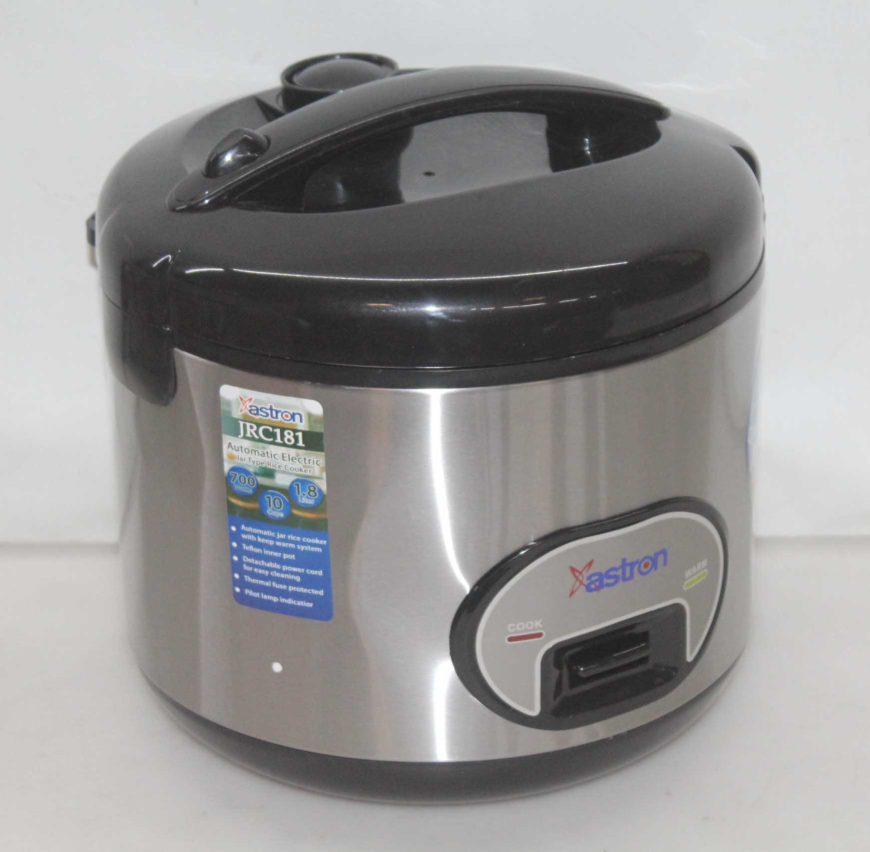 Astron 1.8L Jar Type Rice Cooker JRC-181 - Astron 1.8L Jar Type Rice ...