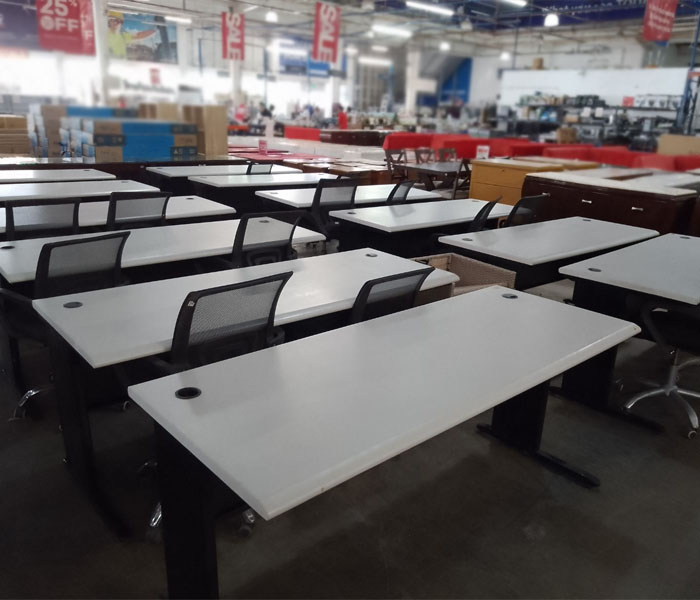 Steel Base Laminated Office Table | HMR Shop N' Bid