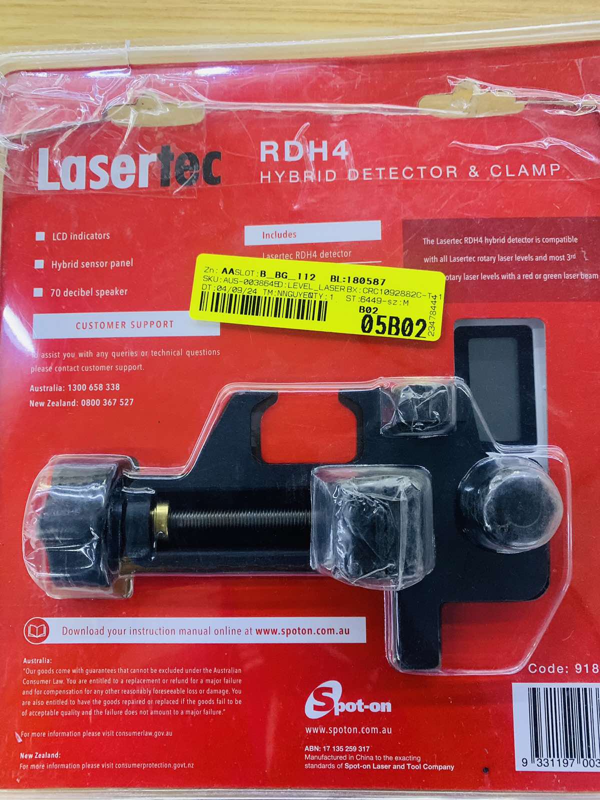 Lasertec Hybrid Detector & Clamp RDH4 | HMR Shop N' Bid