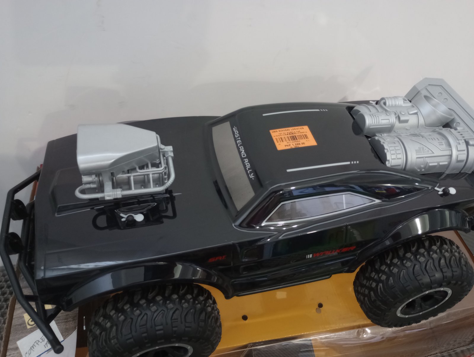Anko Toys RC Muscle Car Big Wheels Black 43386710 | HMR Shop N' Bid