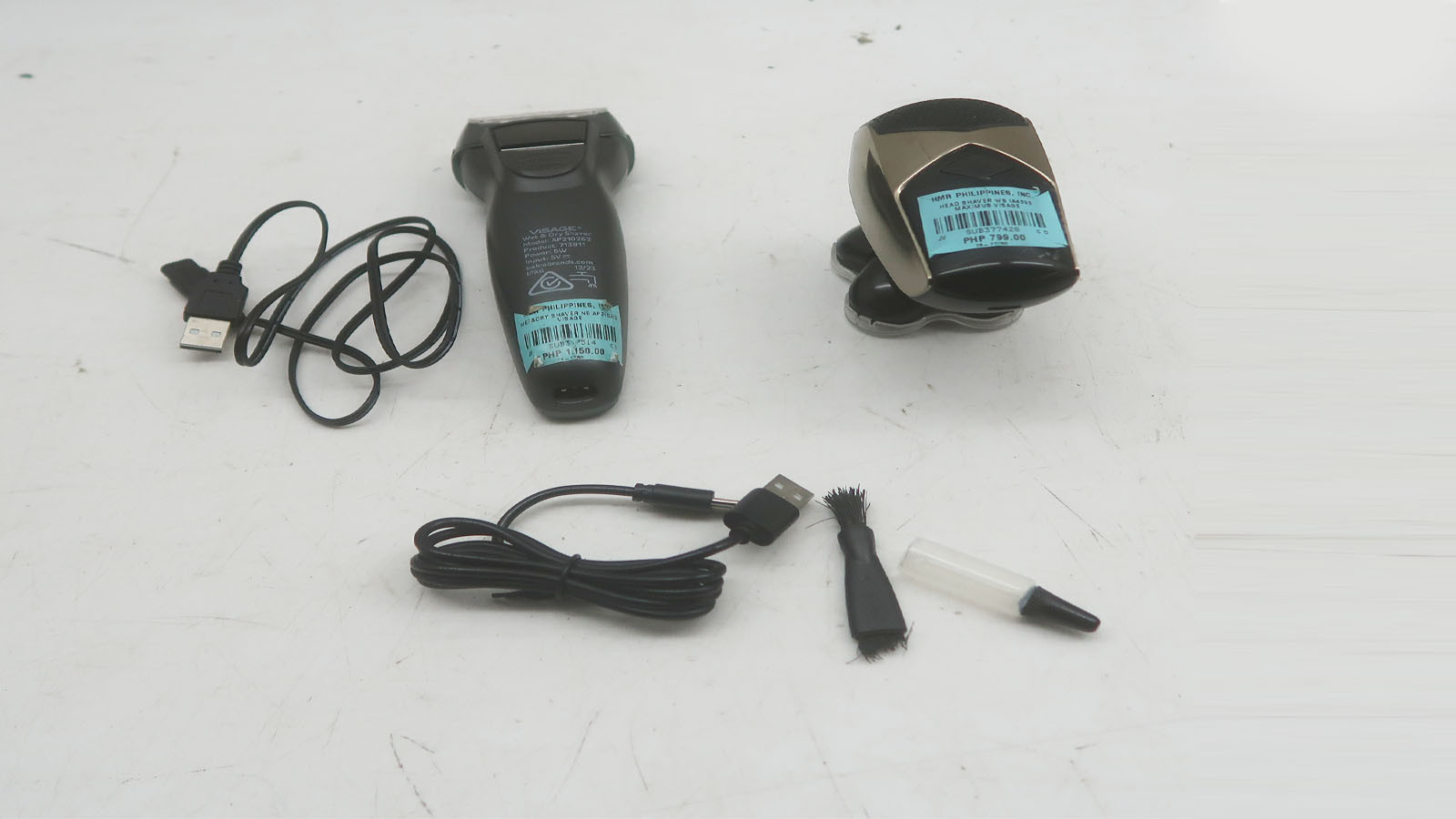 Visage Wet & Dry Shaver And Head Shaver /2pcs As 1 Lot - Visage Wet ...