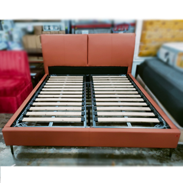 Moran Furniture Bed Frame W/Leather Headboard & Frame King Size | HMR ...