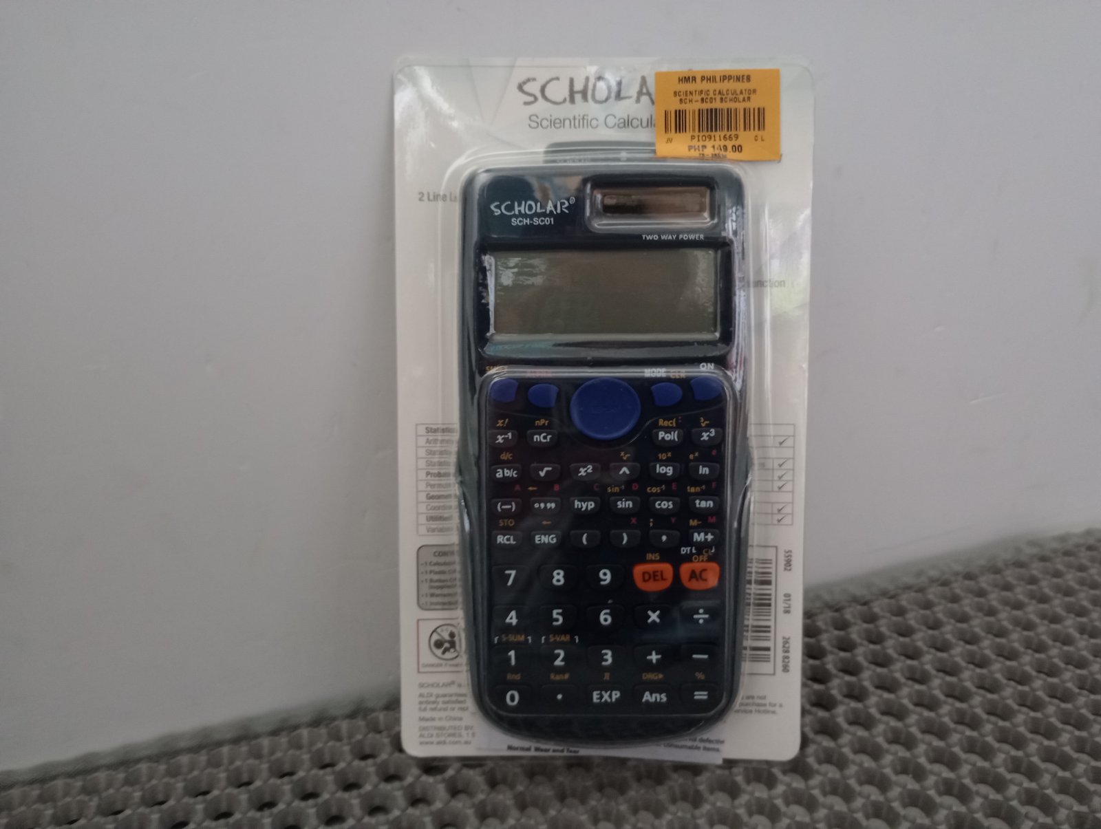 Scholar Scientific Calculator Black SCH-SC01 | HMR Shop N' Bid