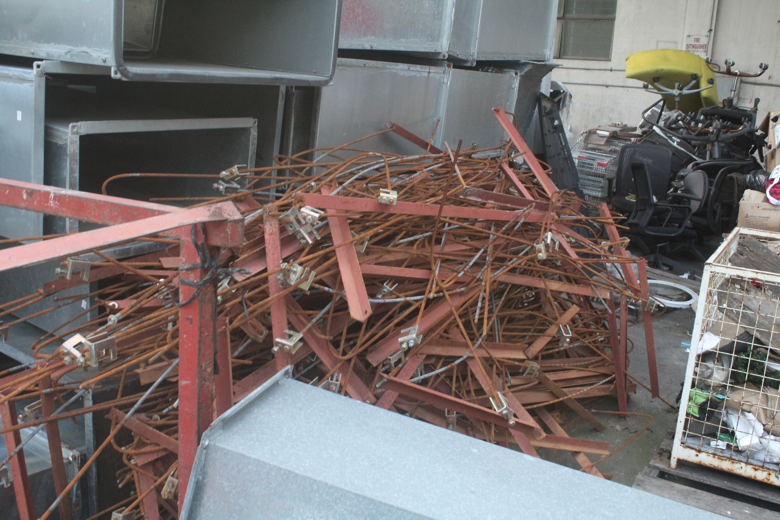 Assorted Air Handling Unit, Ducting System, Pipe and Metal Scrap (1 Lot ...