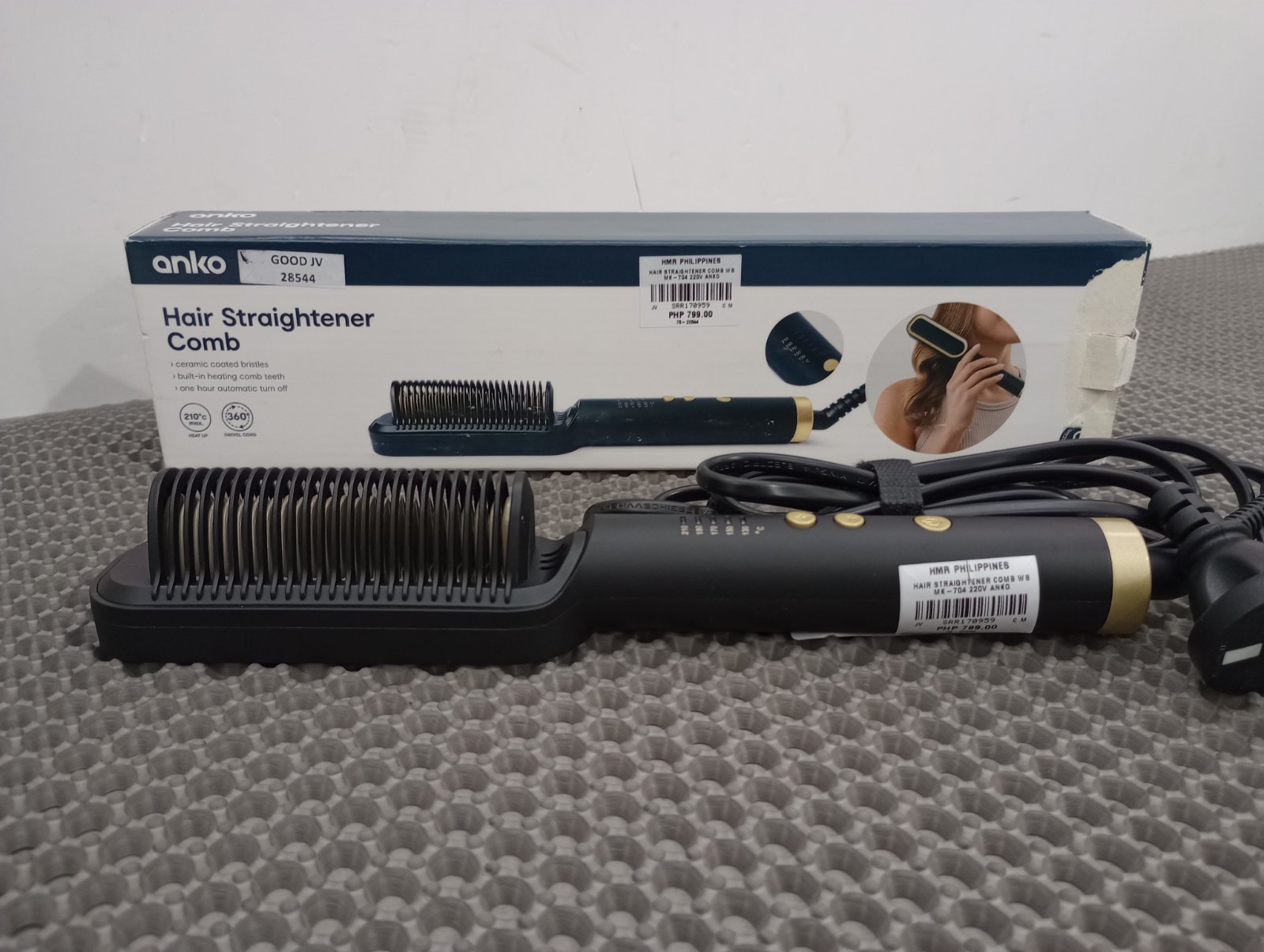 Anko Hair Straightener Comb MK-704 | HMR Shop N' Bid