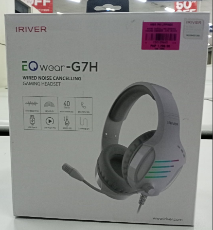 Iriver Noise Ccancelling Gaming Headset Eqwear-G7h | HMR Shop N' Bid