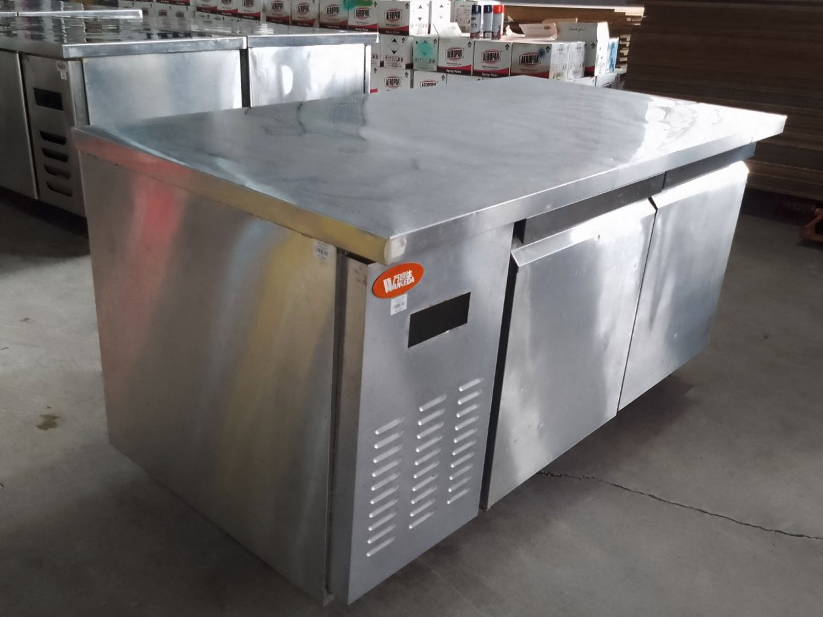 Preparation Table Stainless Steel Used | HMR Shop N' Bid