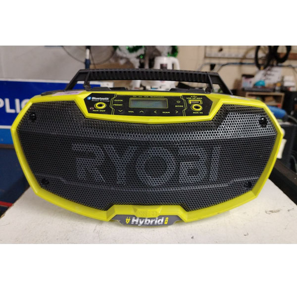 Ryobi Hybrid Radio R18HR (w/ Battery and Charger 2Ah, Used) | HMR Shop ...
