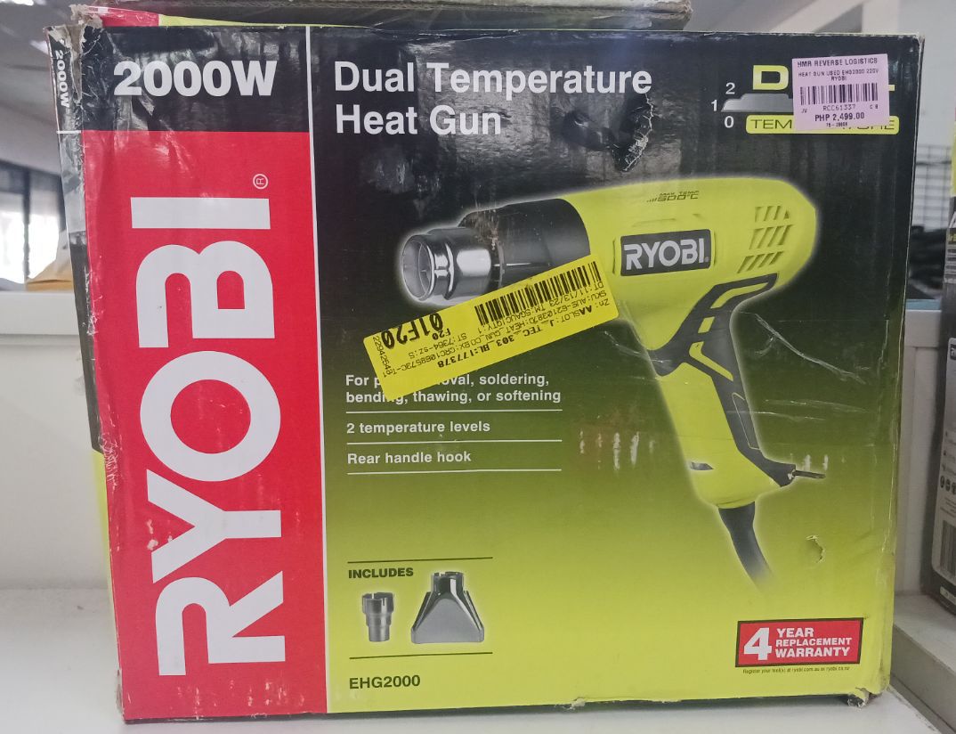 Ryobi Heat Gun Ehg2000 | HMR Shop N' Bid