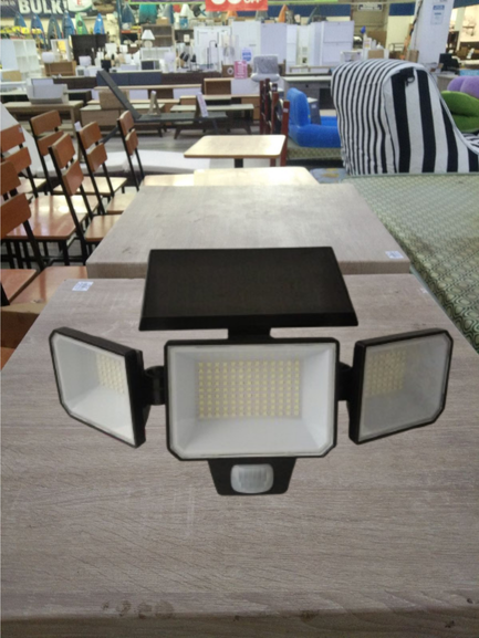 Luxzone LED Solar Seccurity Light Motion Censor QWASSE23005 1200 Lumens ...