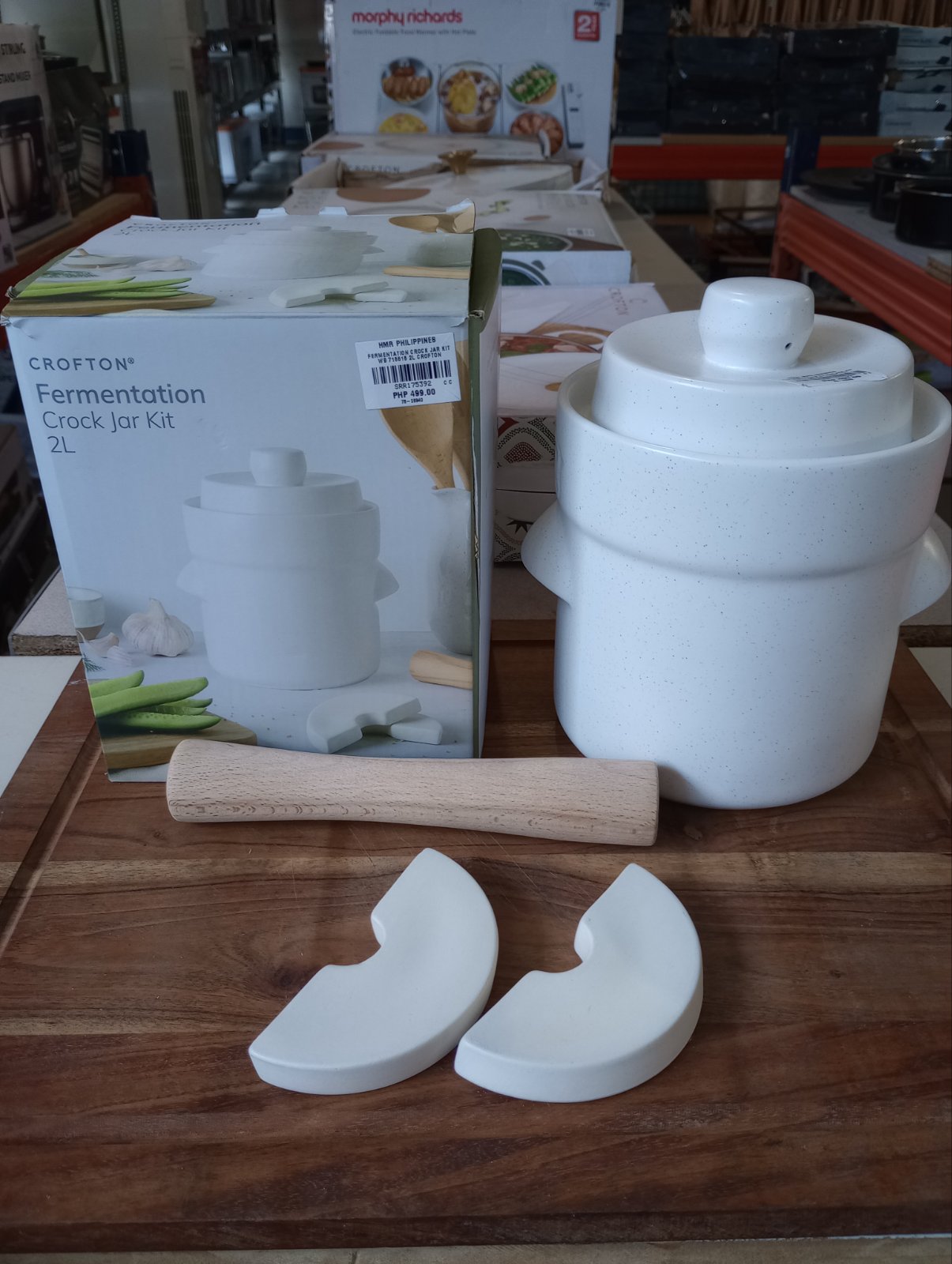 Crofton Fermentation Crock Jar Kit 2L 715515 | HMR Shop N' Bid